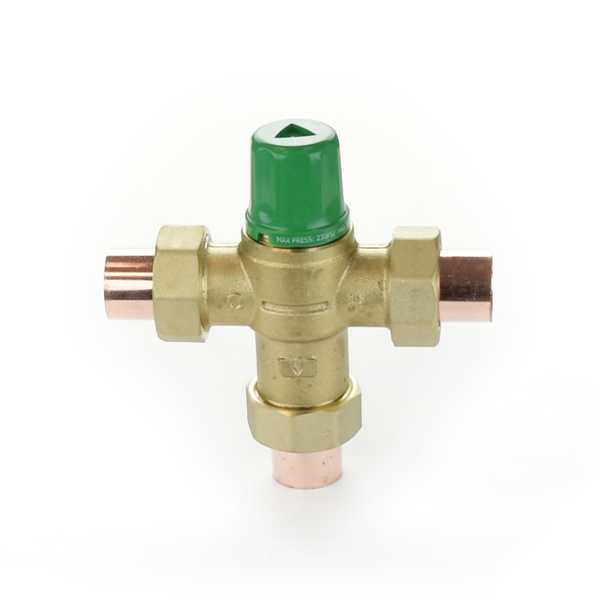 Taco 5003-C3, 3/4" Sweat Mixing Valve (Lead-Free) - PexUniverse